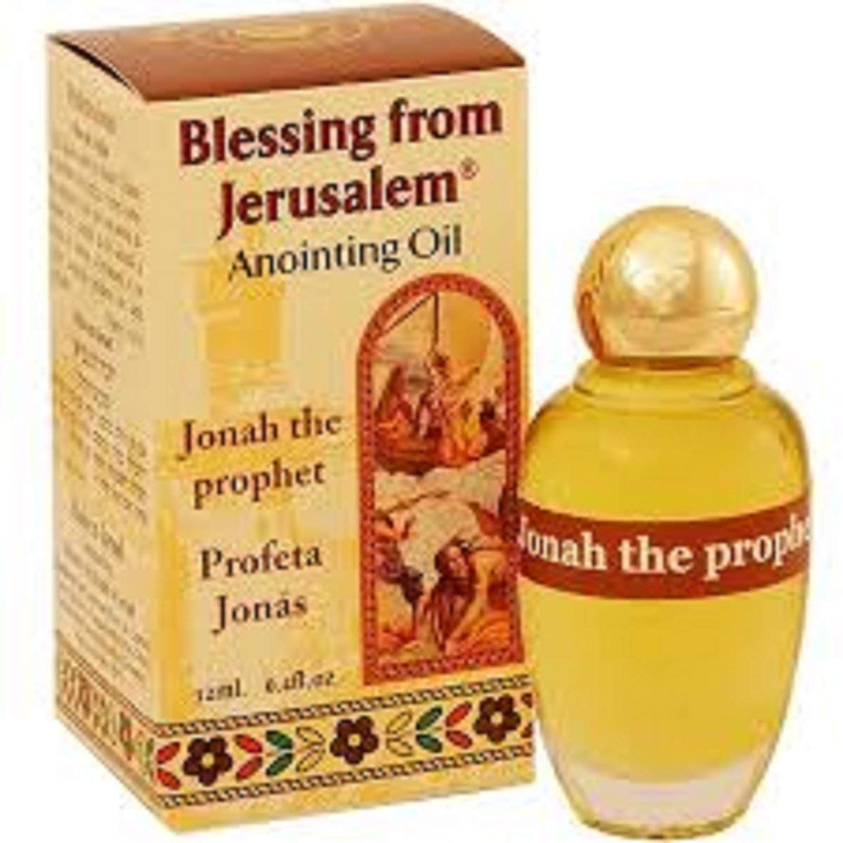 Anointing Oil with Biblical Spices from Jerusalem 0.34oz (10ml) (Jonah