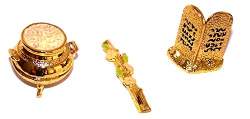 Holy Land Market Ark of The Covenant - Contents - Aaron Rod/Manna Vess